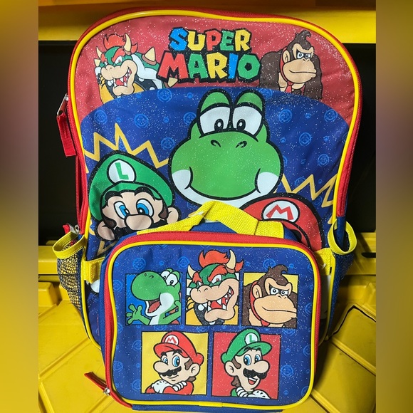 Accessories | Super Mario Backpack | Poshmark